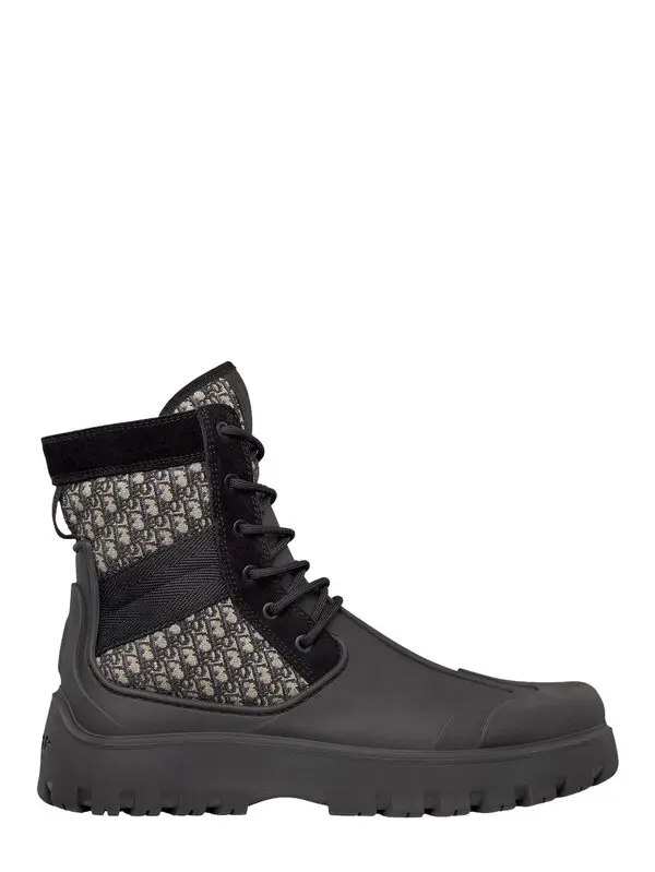 Dior Garden Lace-up Boot - Black