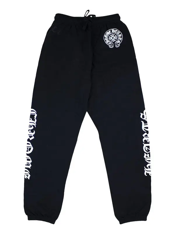 Chrome Hearts Horseshoe Logo Sweatpants - Black