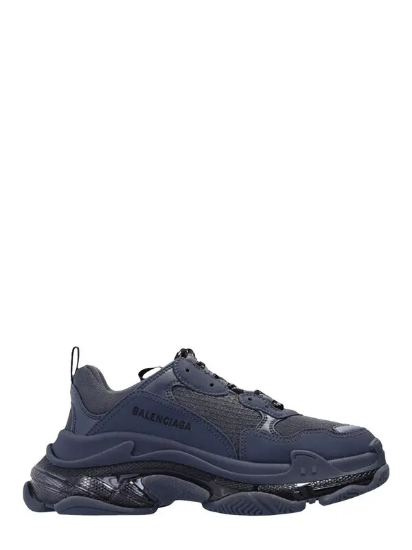 Balenciaga Triple S Clear Sole Sneakers - Blue