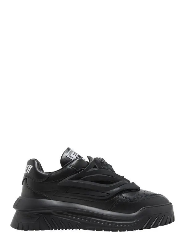 Versace Odissea Caged Medusa Sneakers - Black