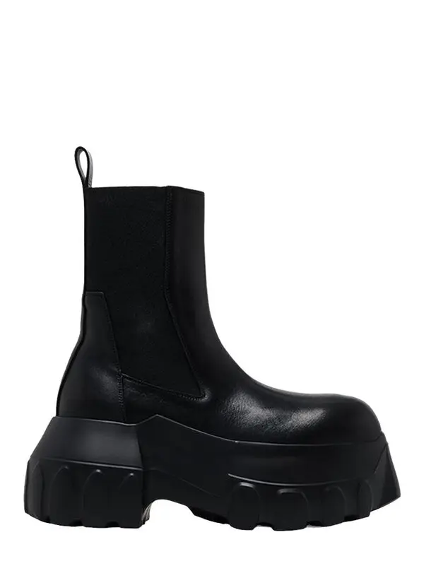 Rick Owens Beatle Mega Tractor Boot - Black