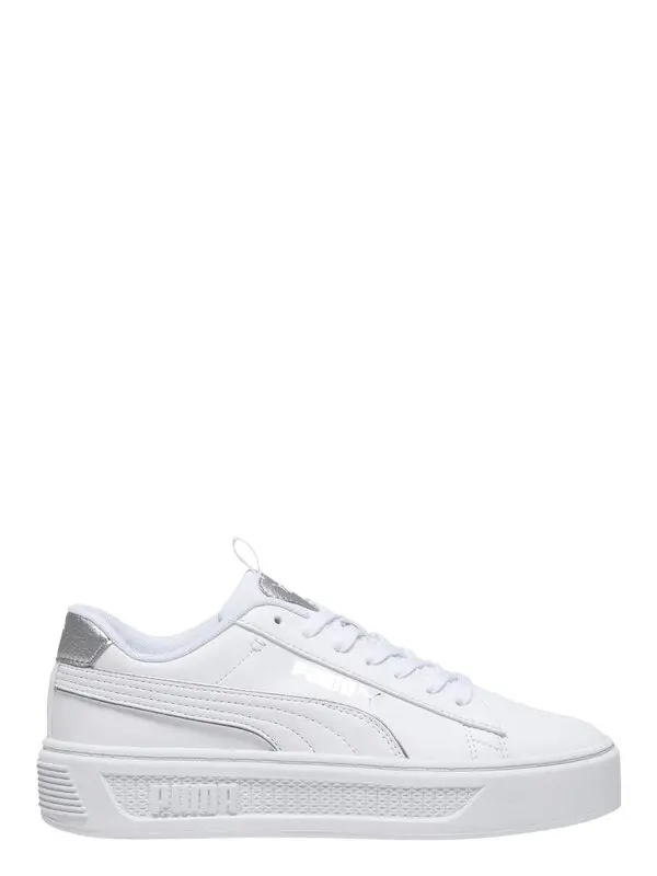 PUMA Smash Platform V3 Pop Up - White