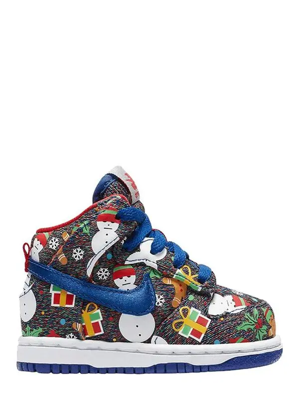 Nike Dunk High Qs Td 'ugly Christmas Sweater' 2017 - Black