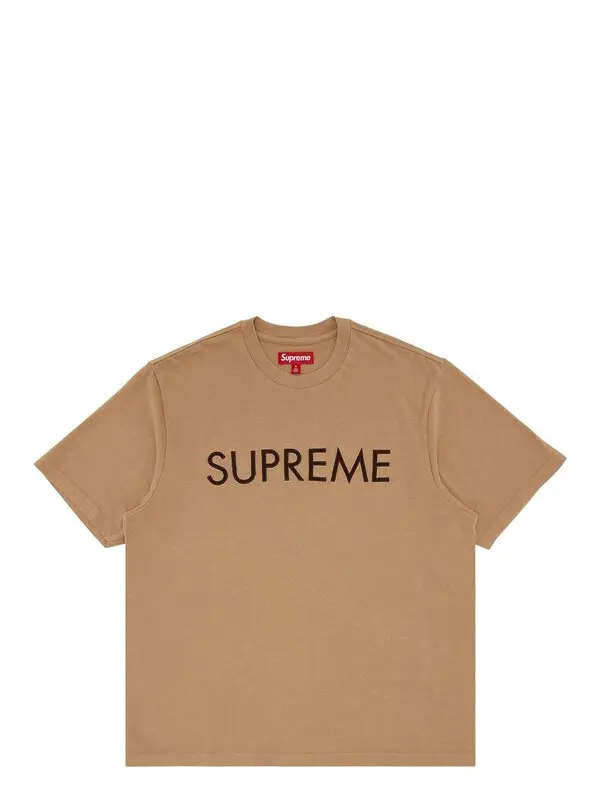 Supreme Capital Short-sleeve Top - Tan