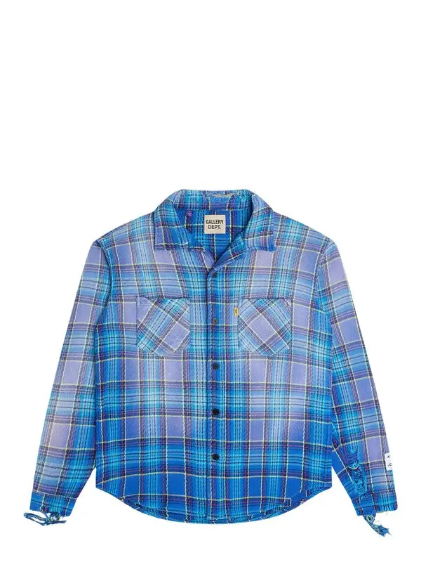 GALLERY DEPT. Marley Flannel Shirt - Blue