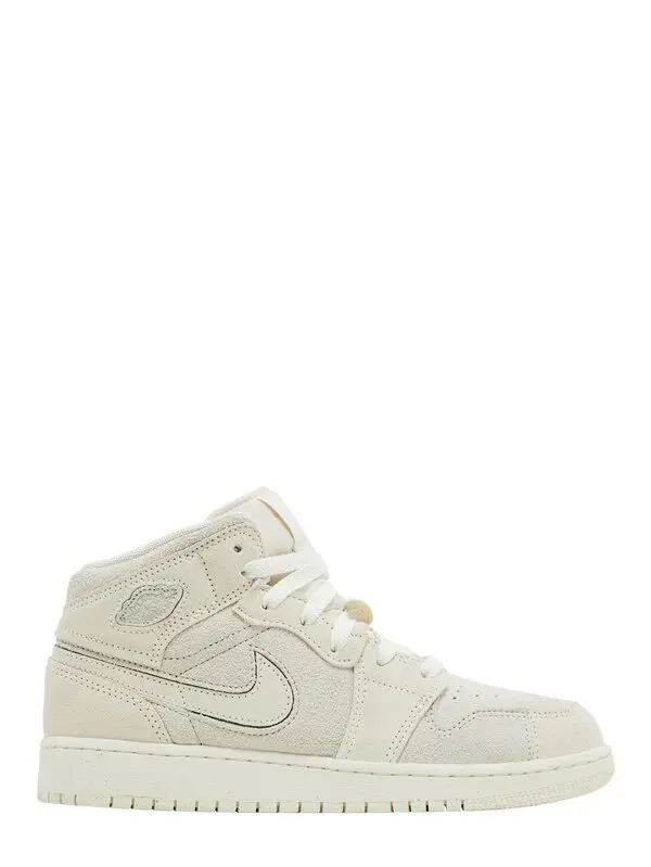 JORDAN 1 Mid Se Craft Gs Sneakers - Cream
