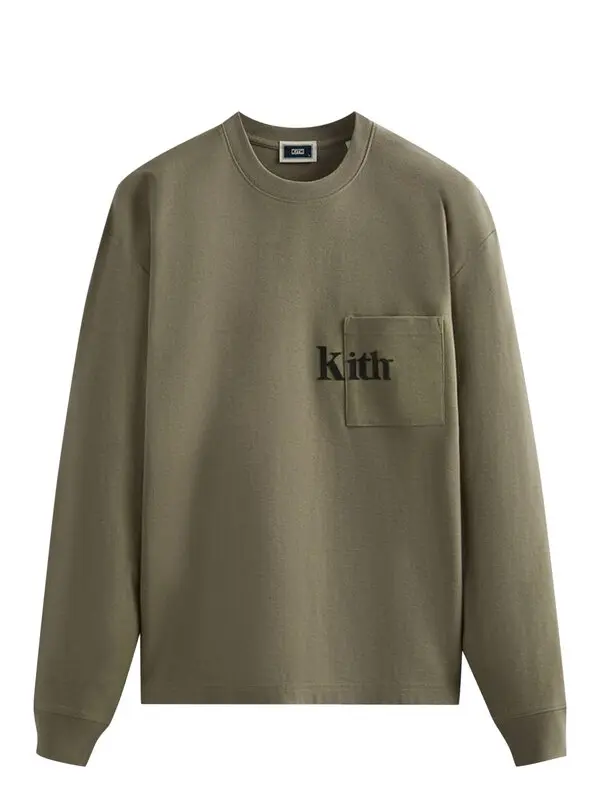 Kith Long-sleeve Quinn Tee - Green