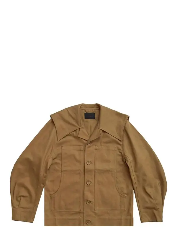 Simone Rocha Puff Sleeve Workwear Jacket - Tan