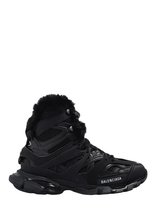 Balenciaga Track Hike High 'faux Fur - Black