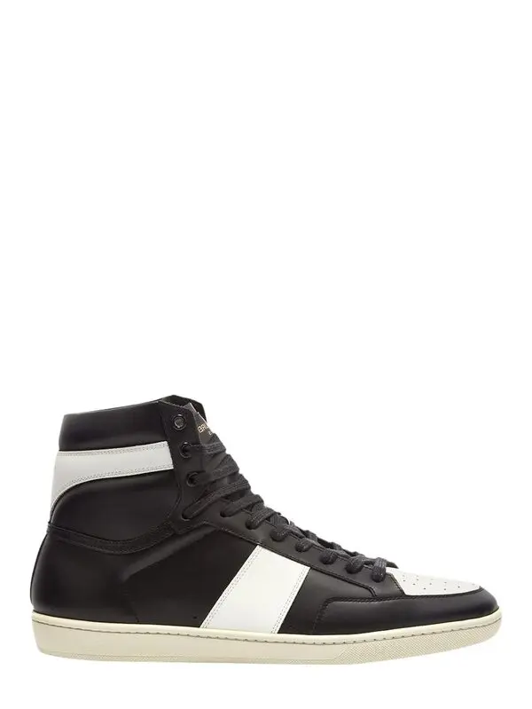 Saint Laurent Sl-10h High-top Sneakers - Black