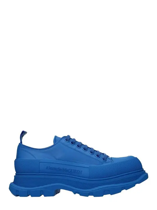 Alexander McQueen Tread Slick Lace-up Sneaker - Blue
