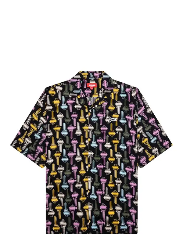 ICECREAM Keys Short-sleeve Woven Shirt - Black