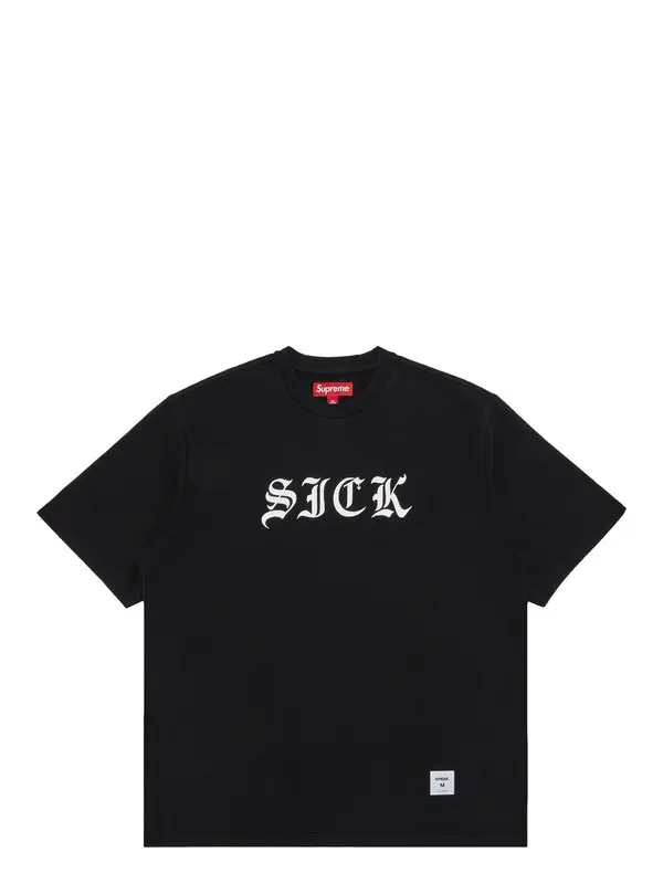 Supreme Sick Short-sleeve Top - Black