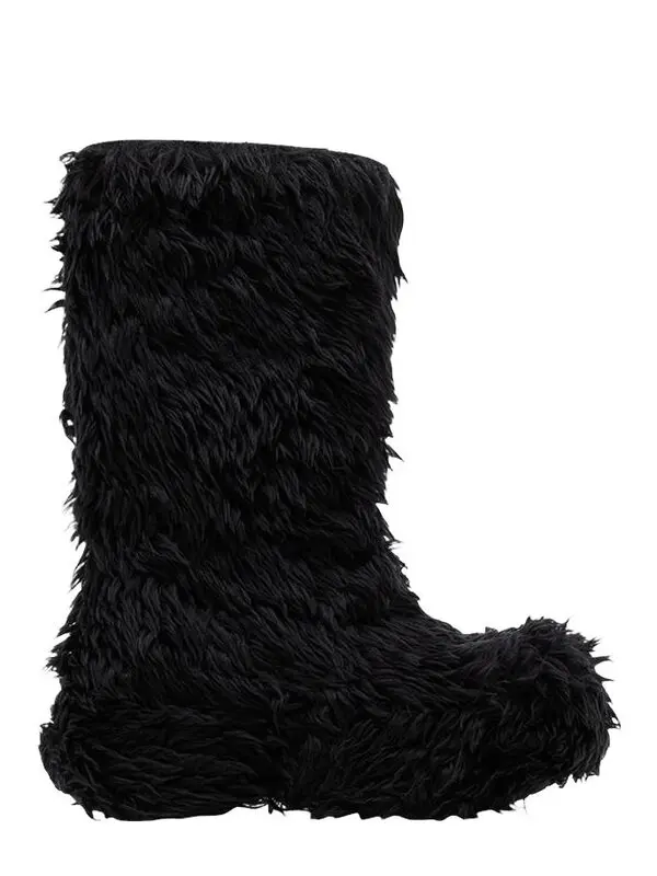 Balenciaga Crocs X Boot Fur - Black