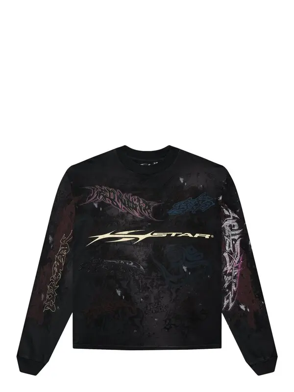 HELLSTAR Graffiti Long-sleeve - Black