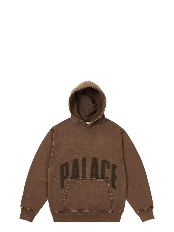 PALACE League Hood - Brown