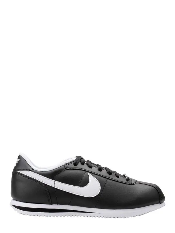 Nike Cortez Basic Leather Sneakers - Black