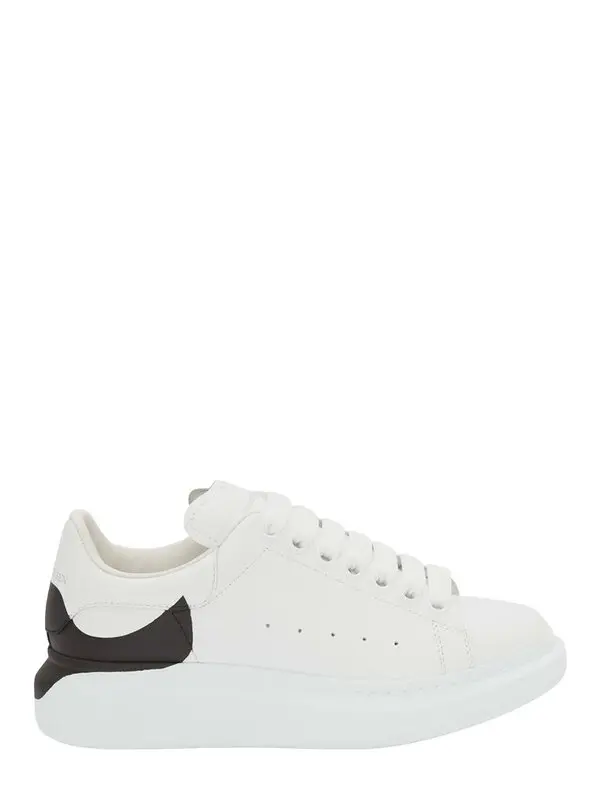Alexander McQueen Oversized Sneakers With Drop Heel Counter - White