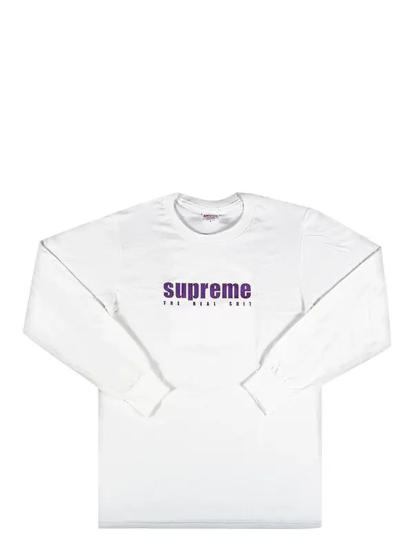 Supreme Long-sleeve Tee - White