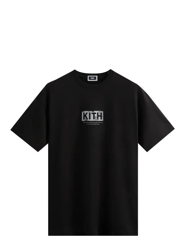 Kith Eroded Logo Student Tee - Black