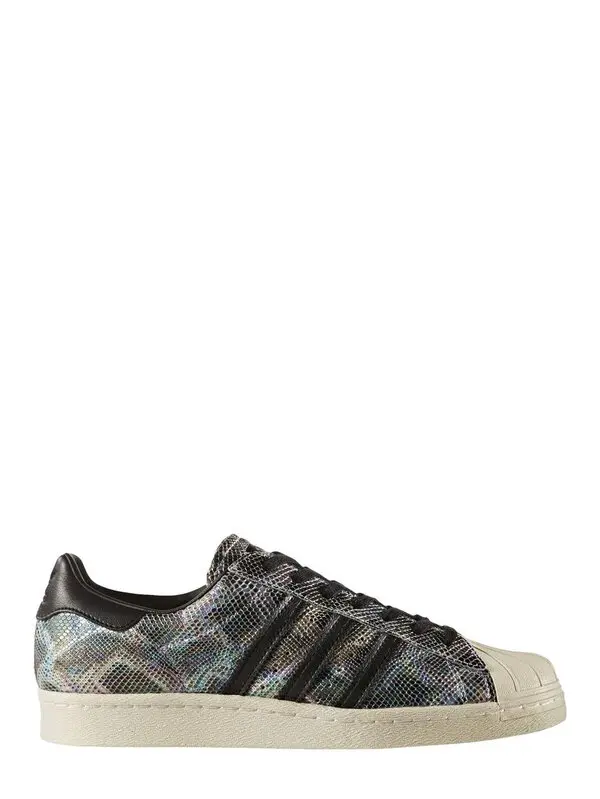 Adidas Superstar 80s Snakeskin Sneakers - Black