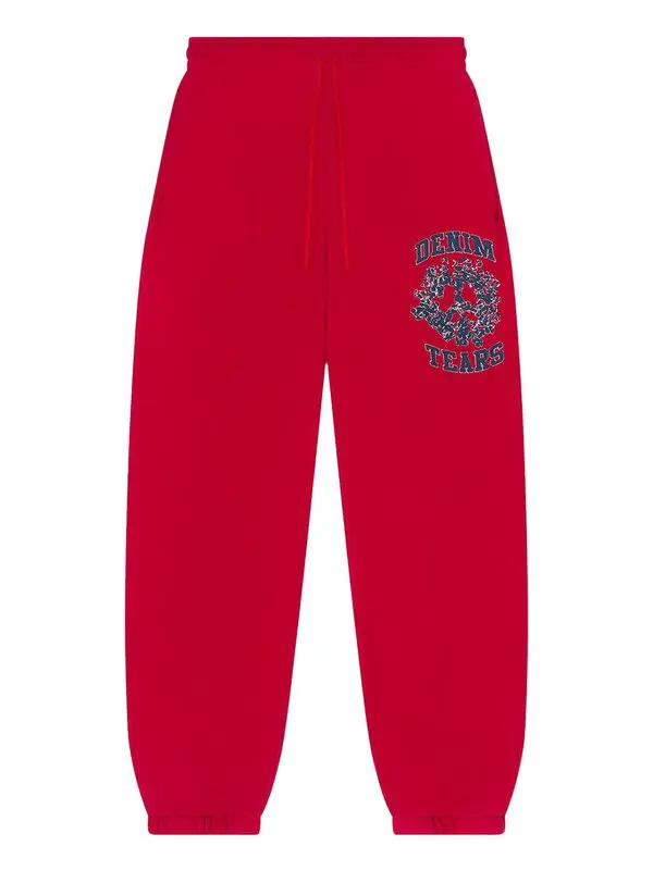 DENIM TEARS Denim University Sweatpants - Red