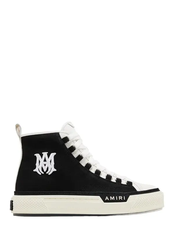 Amiri M.a. Logo Court High Sneakers - Black