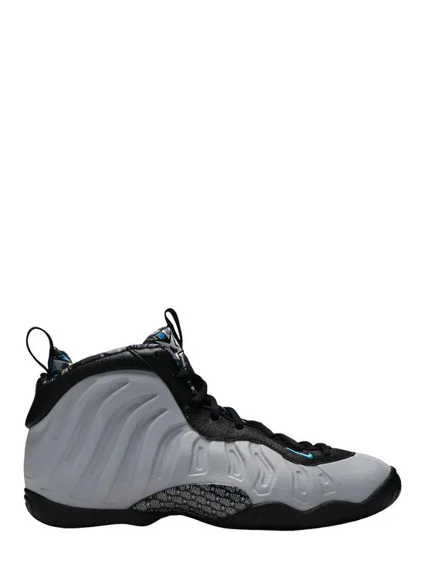 Nike Little Posite One Bg Graffiti Sneakers - Grey