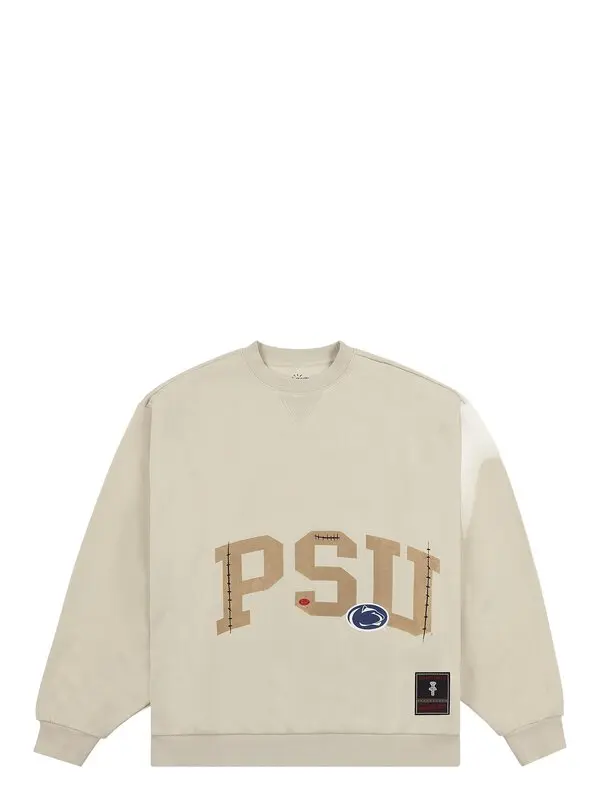 CACTUS JACK BY TRAVIS SCOTT Cactus Jack X Mitchell & Ness Penn State University Crewneck - Tan