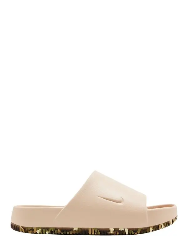 Nike Calm Slide Sanddrift Camo Sole - Cream