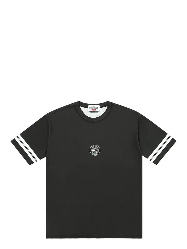 Supreme X Stone Island Short-sleeve Top - Black