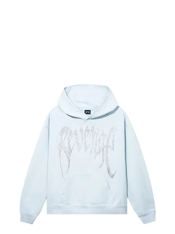 REVENGE X Xxxtentacion Heartbreak Bejeweled Hoodie - Blue