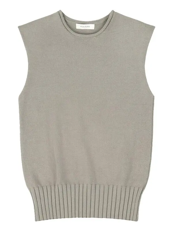 ENTIRE STUDIOS Burns Knit Vest - Grey