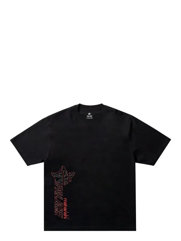 PALACE X Maharishi Templea Star Kor Om T-shirt - Black