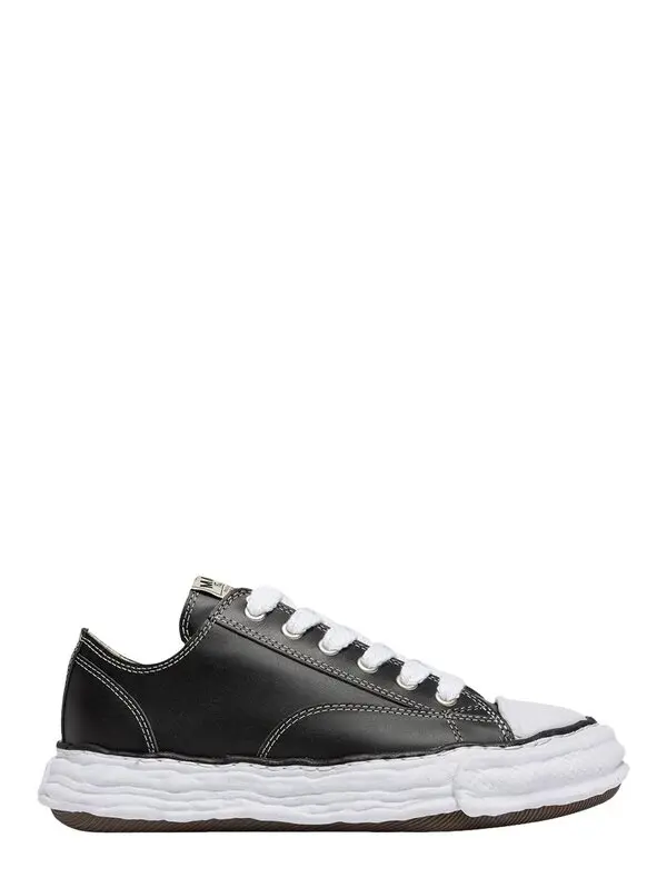 Mihara Yasuhiro Peterson Og Sole Leather Low Sneakers - Black