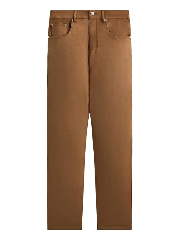 Kith Bonded Microsuede Centre Pant - Orange