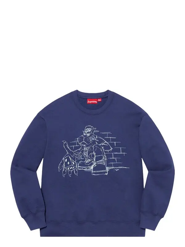 Supreme Dice Crewneck - Blue