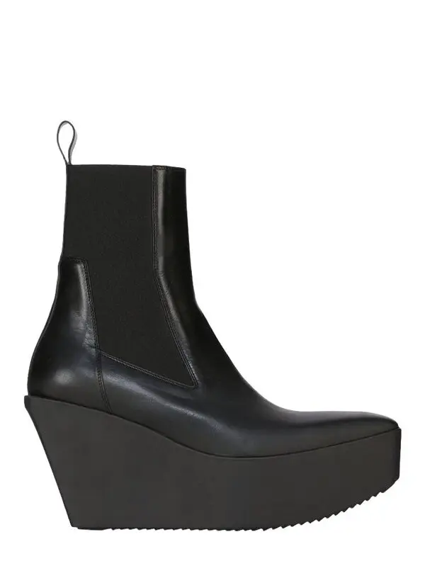 Rick Owens Porterville Beatle Platform Boots - Black