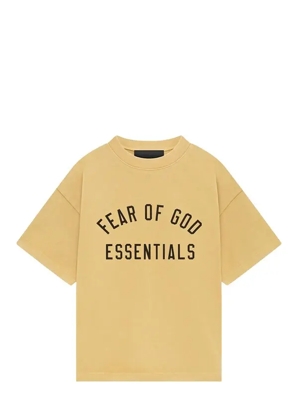Fear Of God Tri-blend Crewneck Tee - Yellow