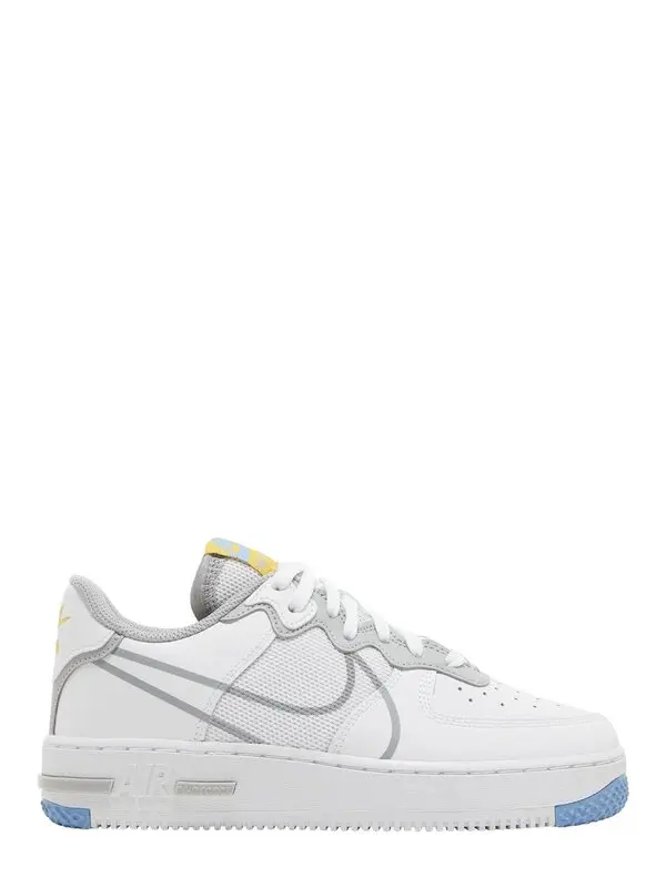 Nike Air Force 1 React Su Gs Sneakers - White