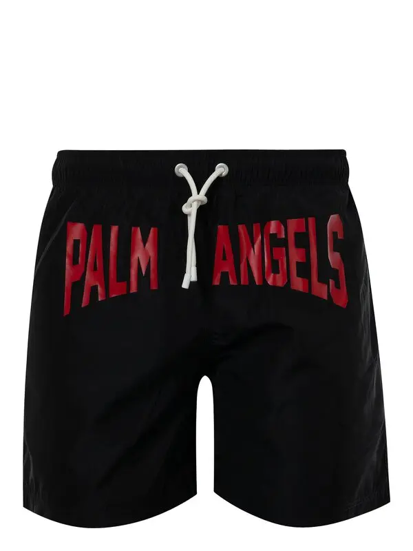 Palm Angels City Swim Shorts - Black
