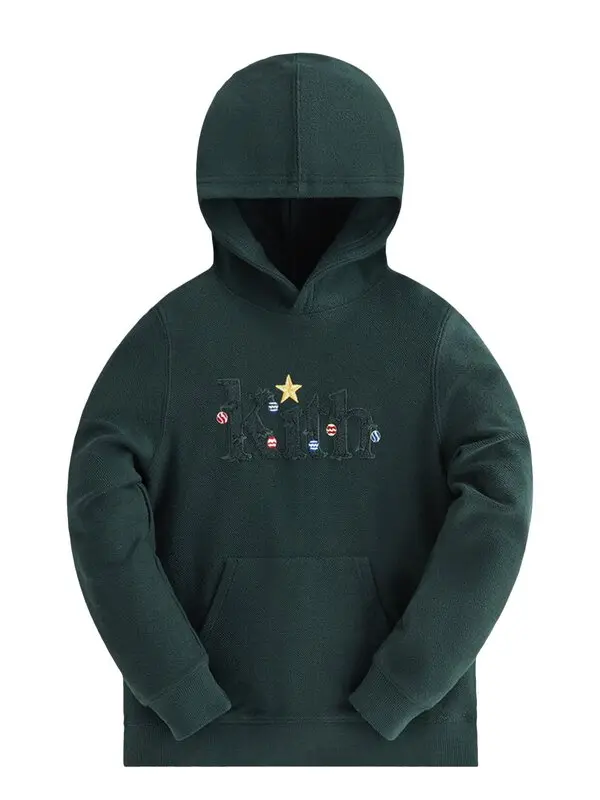Kith Kithmas Tree Stadium Hoodie - Green