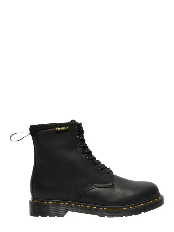 Dr. Martens 1460 Warmwair Leather Lace-up Boots - Black