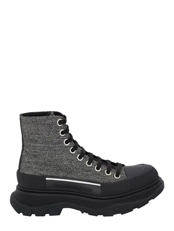 Alexander McQueen Tread Slick Boot - Silver