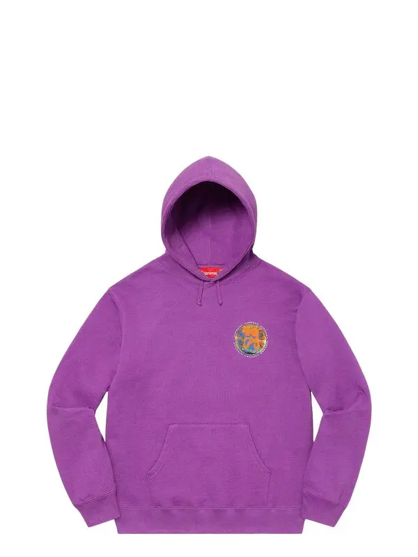 Supreme Embryo Hooded Sweatshirt - Purple