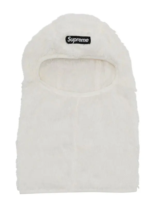 Supreme Fuzzy Balaclava - White