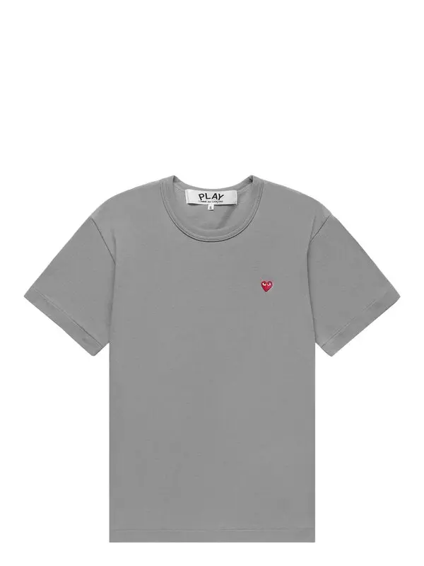 Play Comme Des Garcon Small Heart T-shirt - Grey
