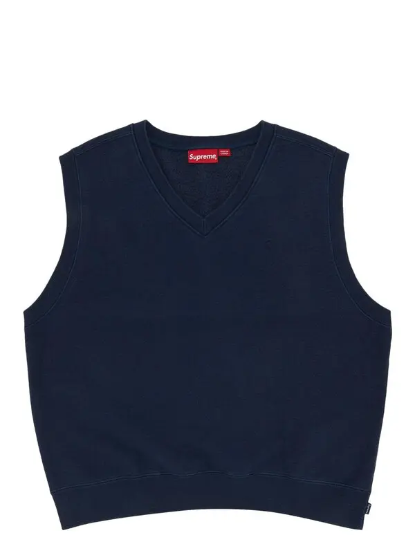 Supreme Sleeveless Sweatshirt Vest - Blue