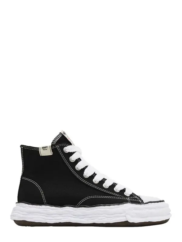 Mihara Yasuhiro Peterson 23 Og Sole Canvas High Top Sneakers - Black