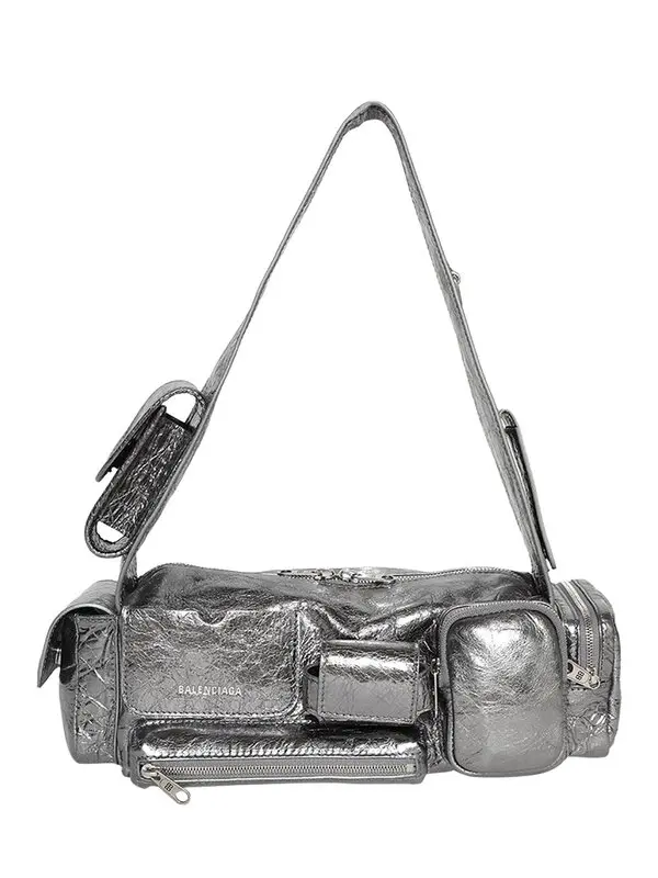 Balenciaga Superbusy Sling Bag - Silver